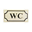 Vintage-Style Enamel Signs for Facade, WC & Pantry | Sekelskifte