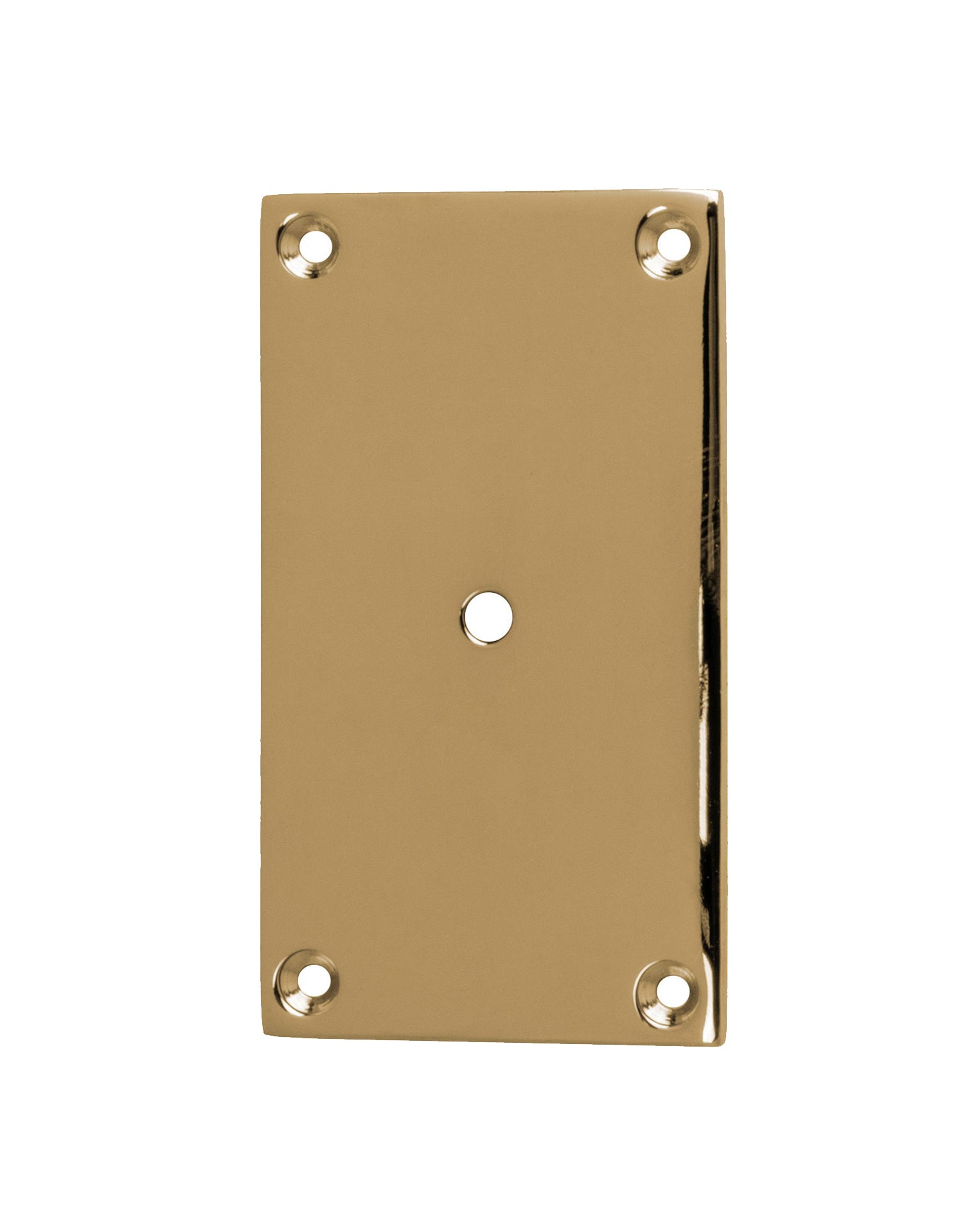 Untreated Brass Base Plate - 40 x 70 mm (1.57 x 2.76 in) - Sekelskifte