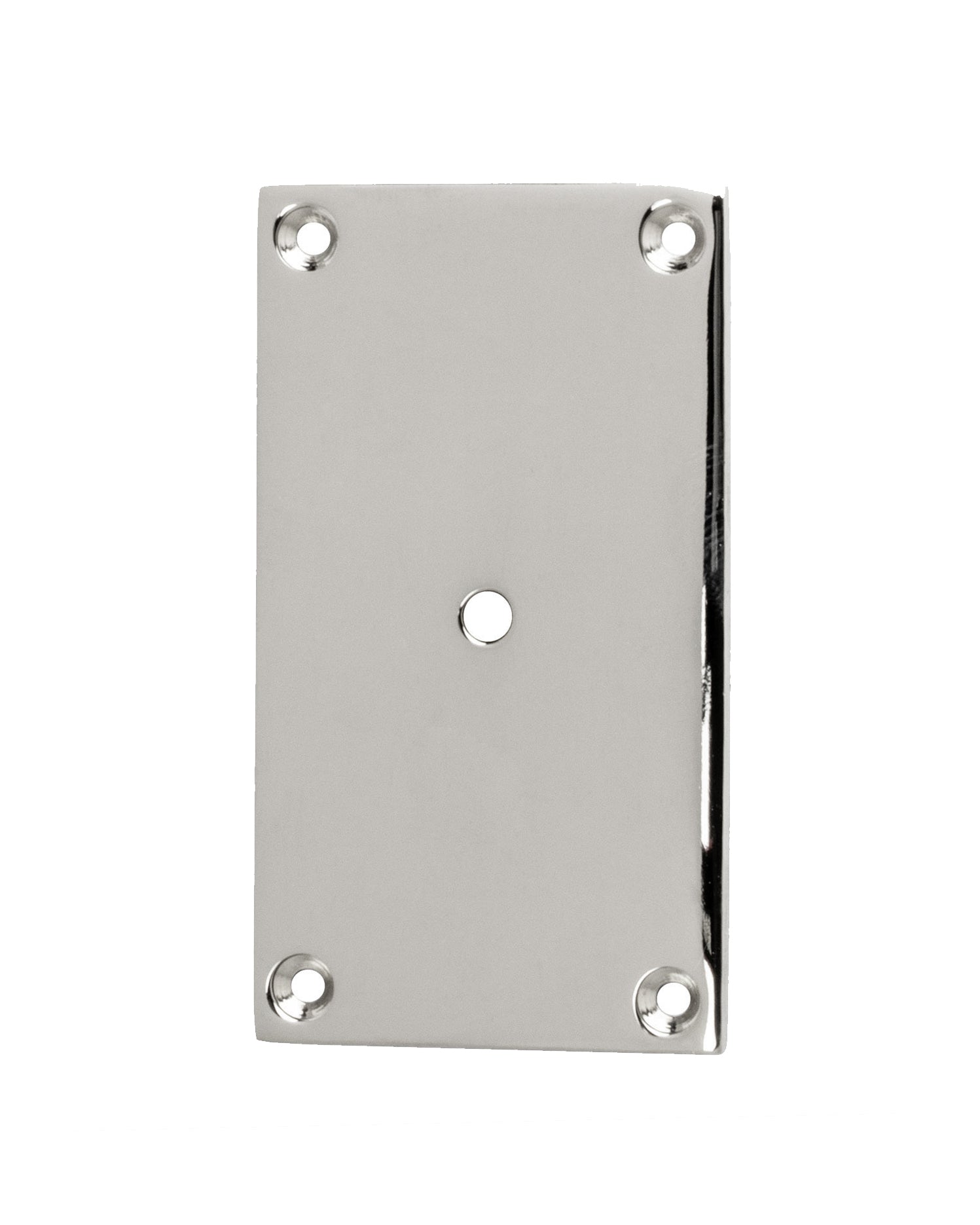 Nickel-treated Brass Base Plate - 40 x 70 mm (1.57 x 2.76 in) - Sekelskifte