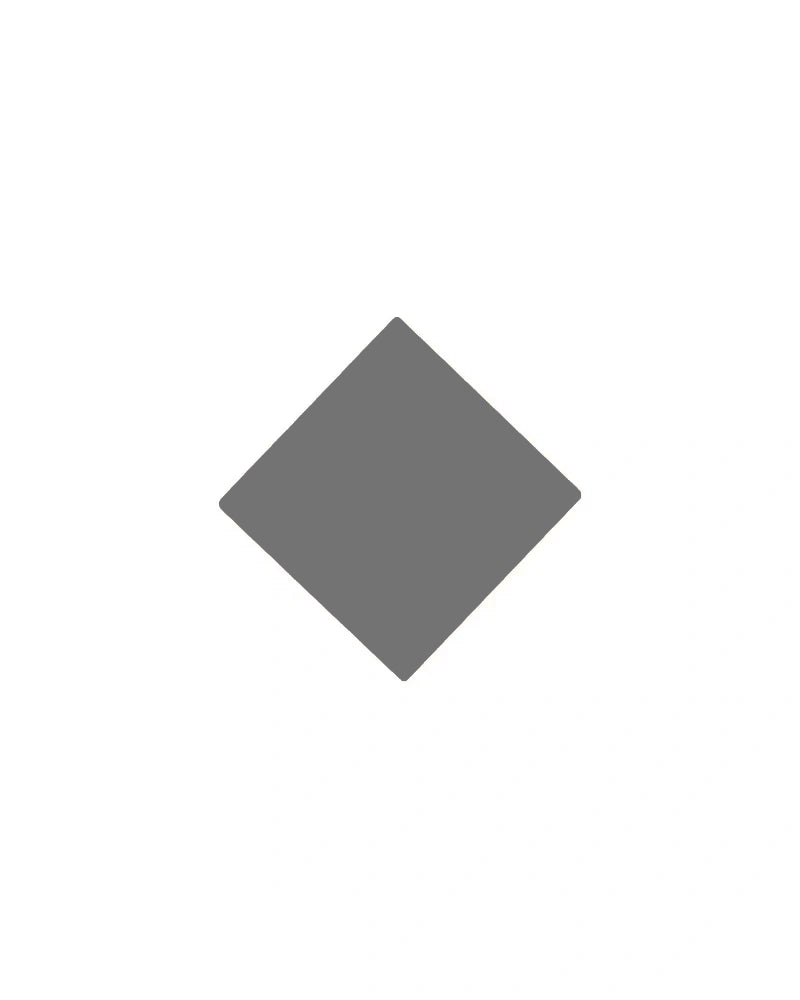 Kvadrat 5 x 5 cm grafitgrå dot - klassiskt klinker - Sekelskifte