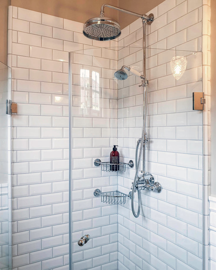 Fasat kakel - Metro kakel 7,5 x 15 cm vit blank - Sekelskifte