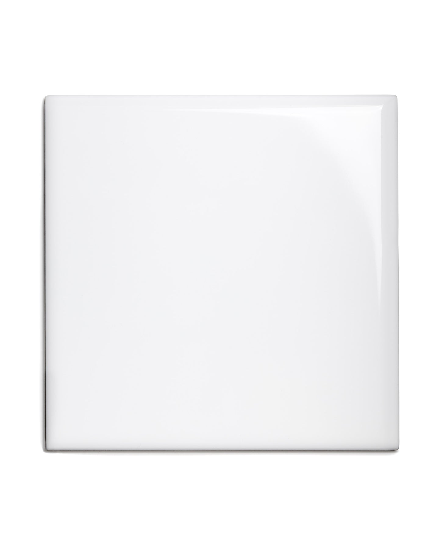 Kakel Victoria - 15 x 15 cm vit bullnose för hörn - Sekelskifte