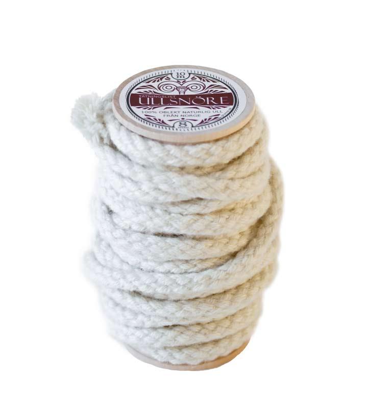 Wool seal 8 mm (0.32 in.) - white wool string - Classic style seal ...