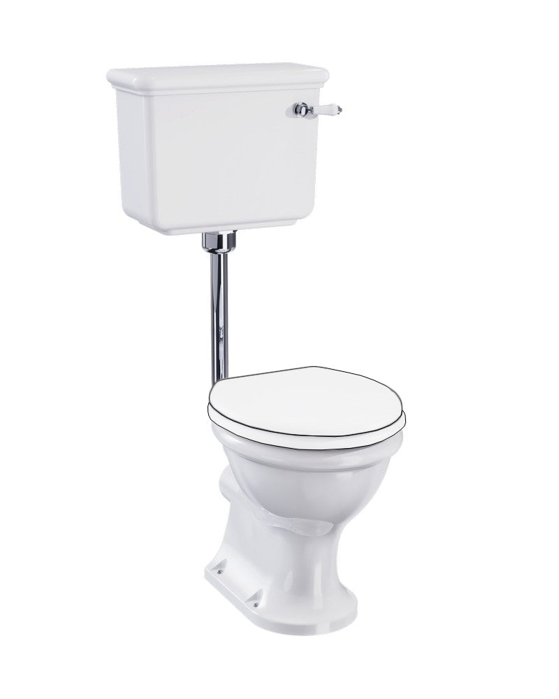 WC - Guild low-flush narrow cistern without seat - Sekelskifte