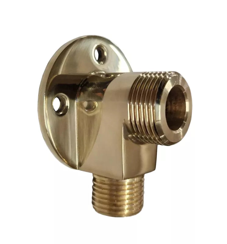 Faucet mount brass - For wall mixer tap external piping – Sekelskifte