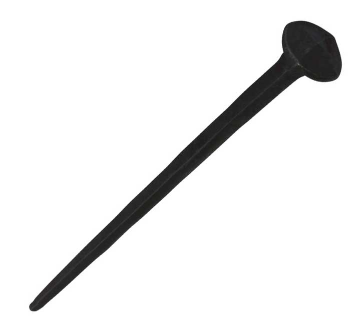 Handsmidd spik 120 mm stål - Gammaldags spik - Sekelskifte