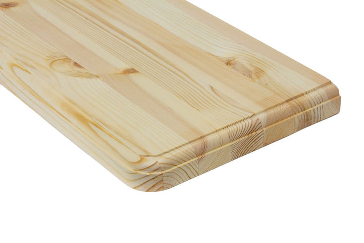 Shelf board in wood, 115 cm (45.3 in.) - Retro-style wooden shelf ...