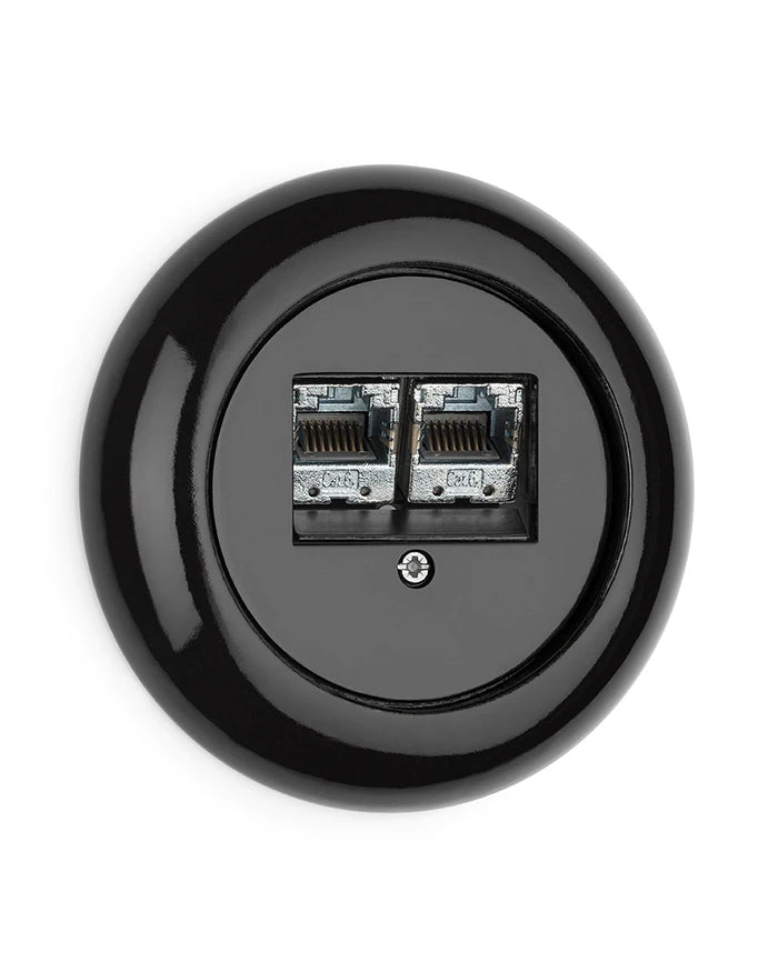 Data Jack – Black Porcelain – Sekelskifte