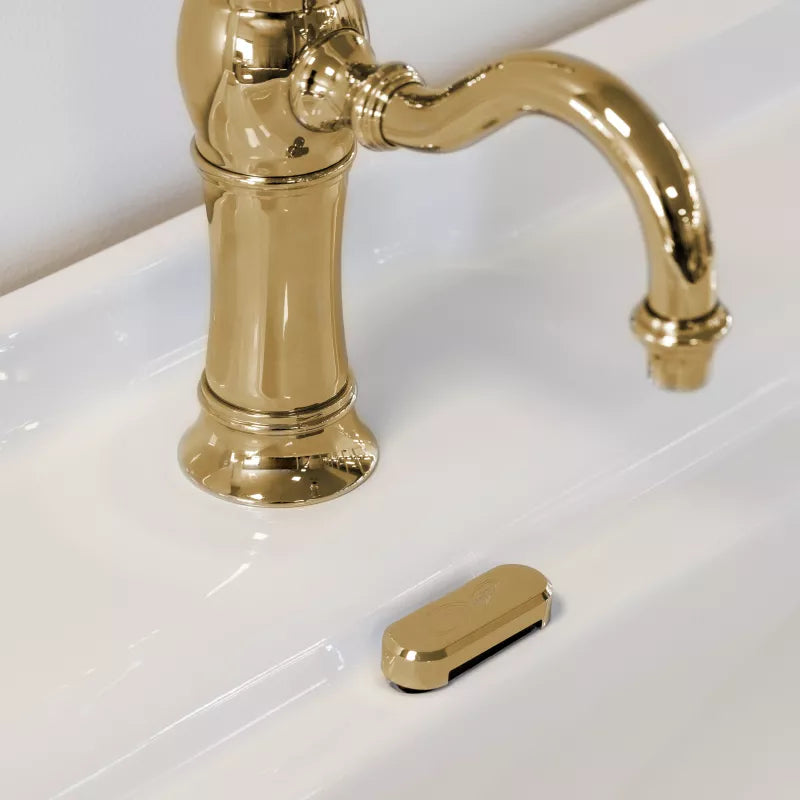Overflow ring for Art Deco sink - Gold – Sekelskifte