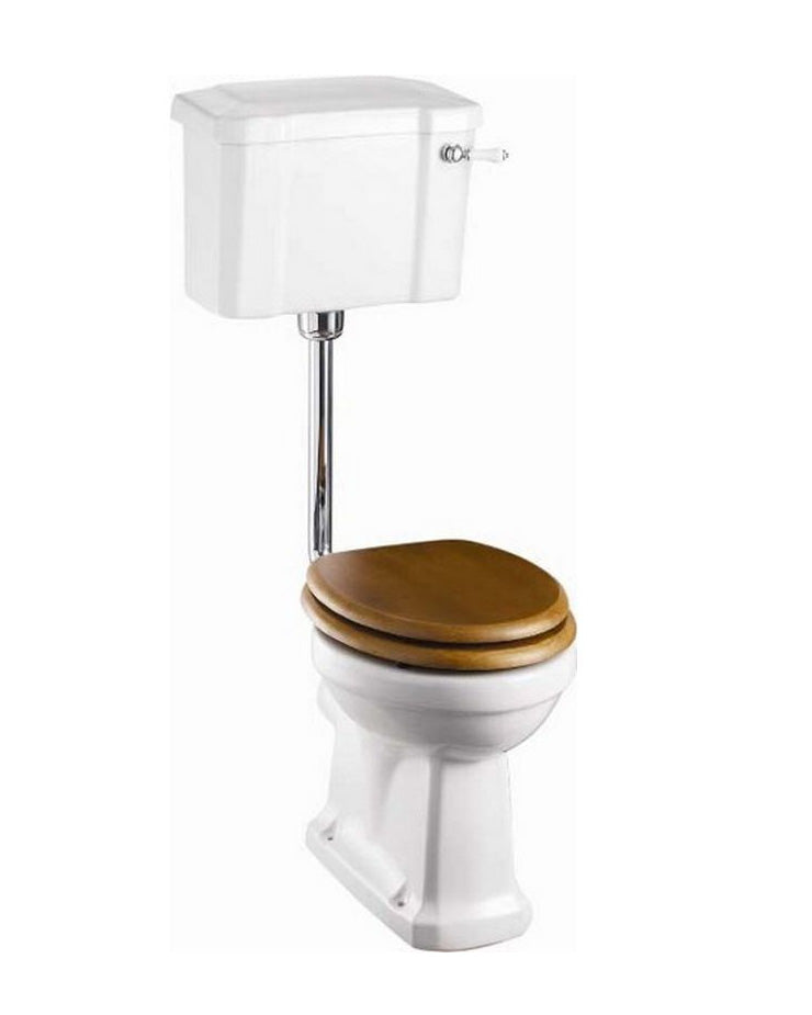 WC – Burlington Low-Level Narrow Cistern & Seat - Sekelskifte