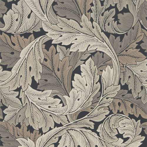 William Morris & Co. - Classic wallpapers - Acanthus, charcoal/gray ...