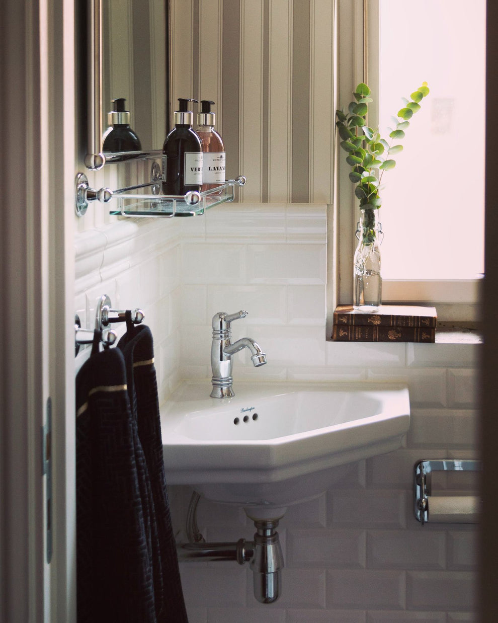 Fasat kakel - Metro kakel 7,5 x 15 cm vit blank - Sekelskifte