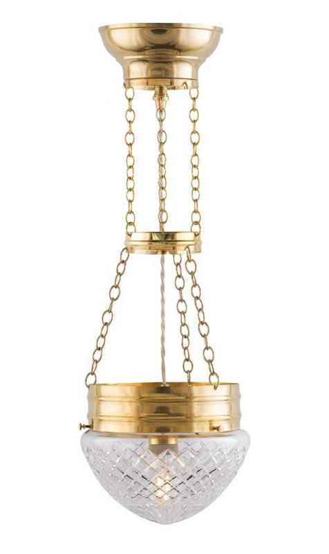 Heidenstam 200 Ampel pendant in clear glass and brass - Classic lights ...