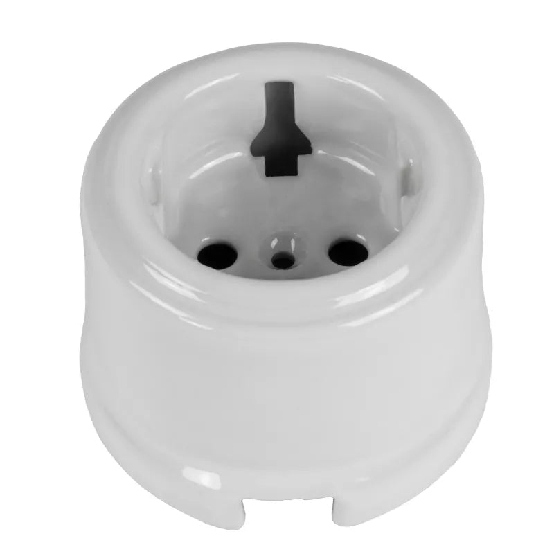 Spare Part Surface-Mounted Electrical Outlet White Porcelain Fontini ...